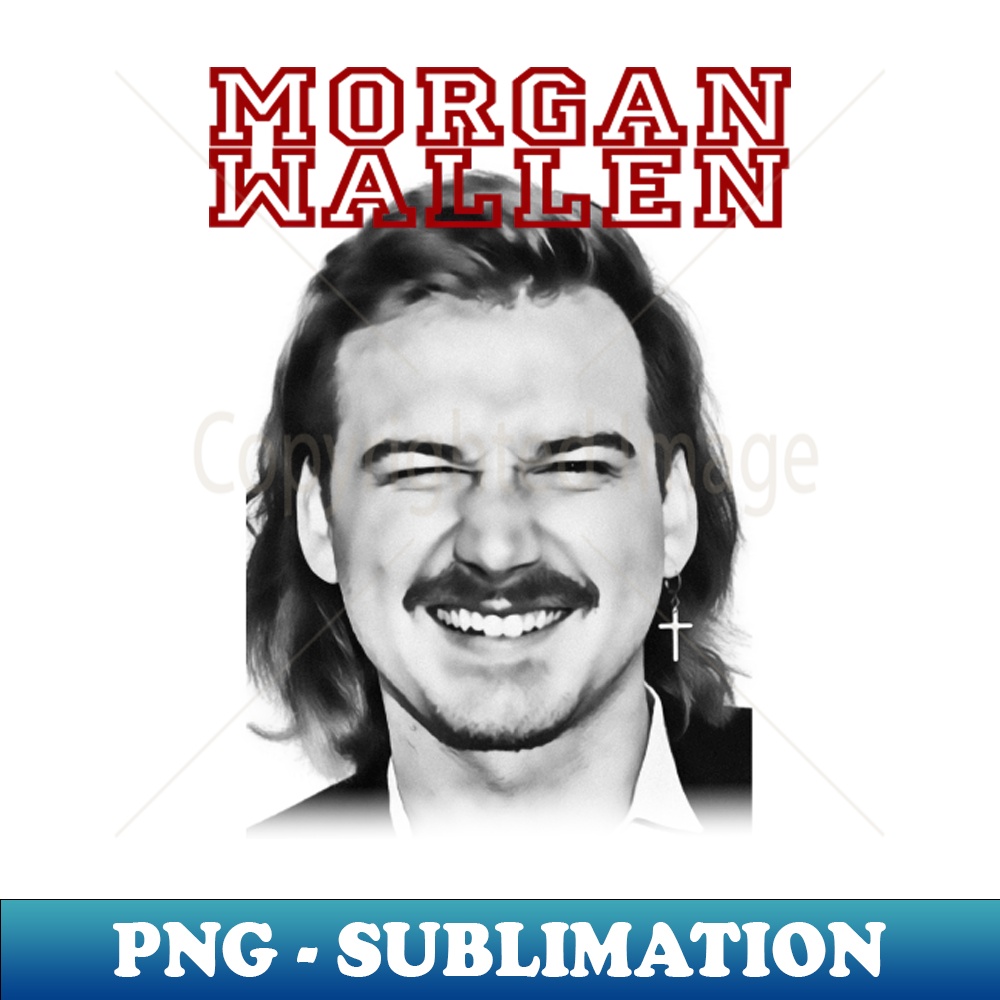 morgan wallen art visual - Sublimation-Ready PNG File | Inspire Uplift
