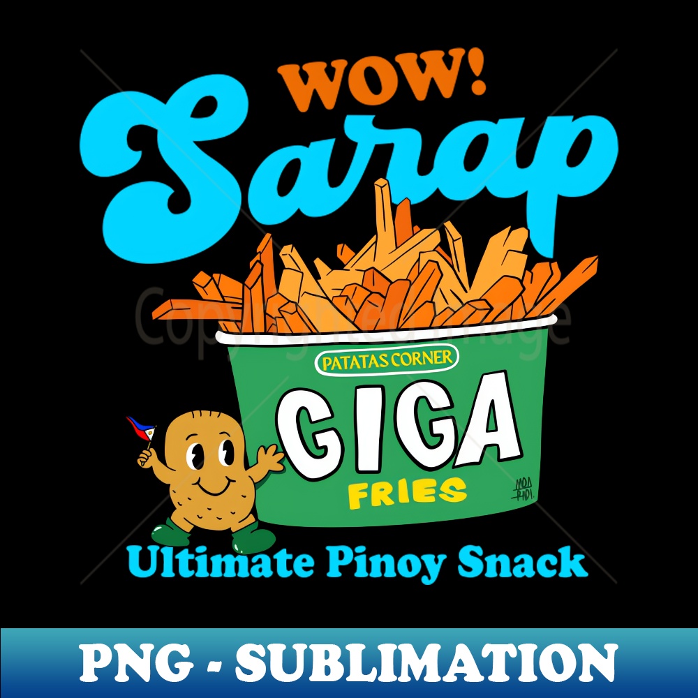 POTATO CORNER FILIPINO STICKER - High-Resolution PNG Sublima | Inspire ...