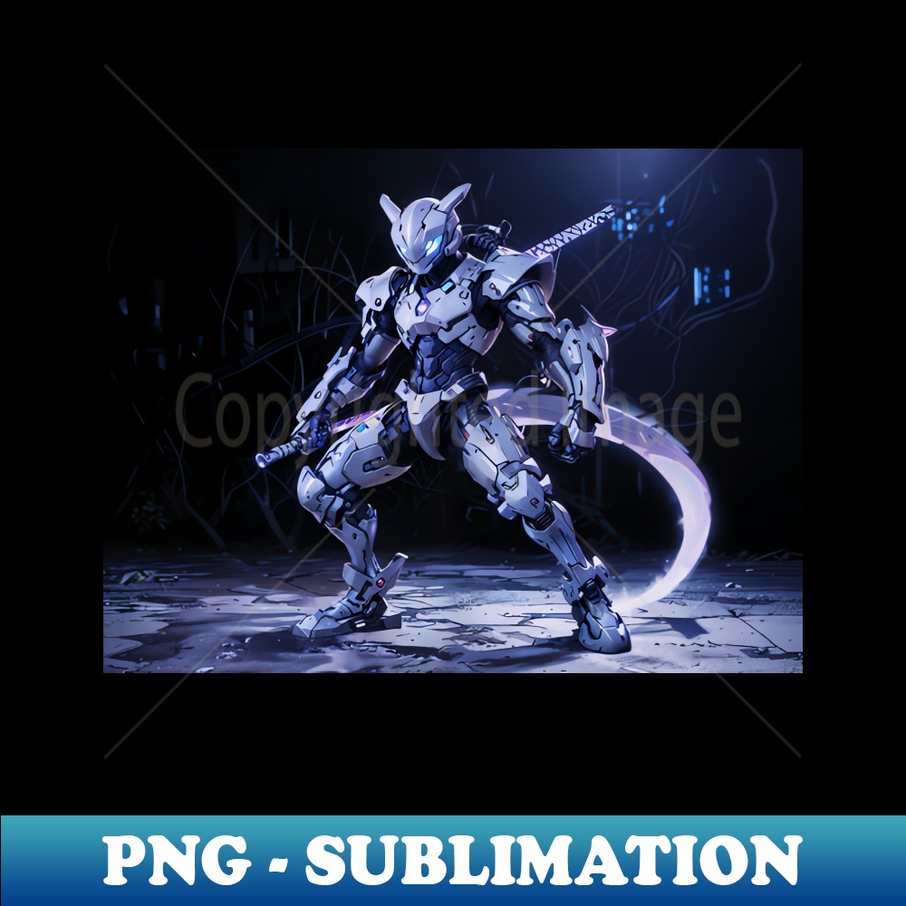 Mecha Cyber-Ninja Psychic Legendary - Instant PNG Sublimatio | Inspire ...