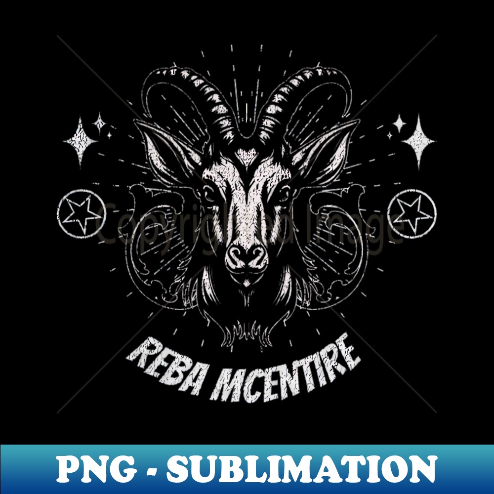 Reba Goat - PNG Transparent Sublimation Design | Inspire Uplift