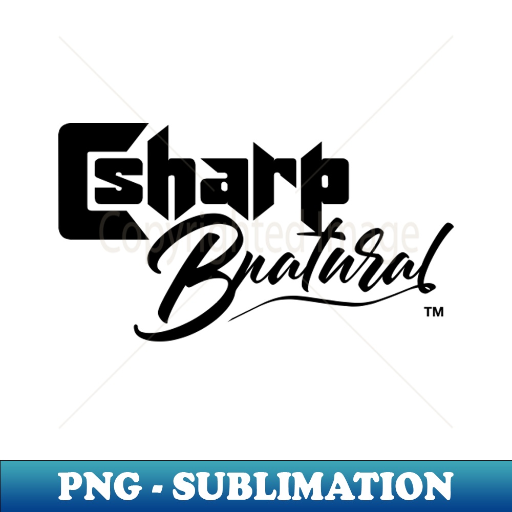 C sharp B natural Spelled - Black Letters | Inspire Uplift