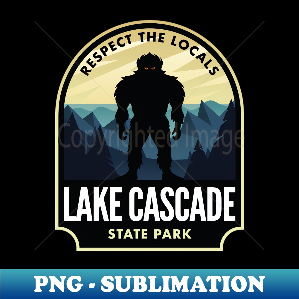 Lake Cascade Idaho Bigfoot Sasquatch - Elegant Sublimation P | Inspire ...