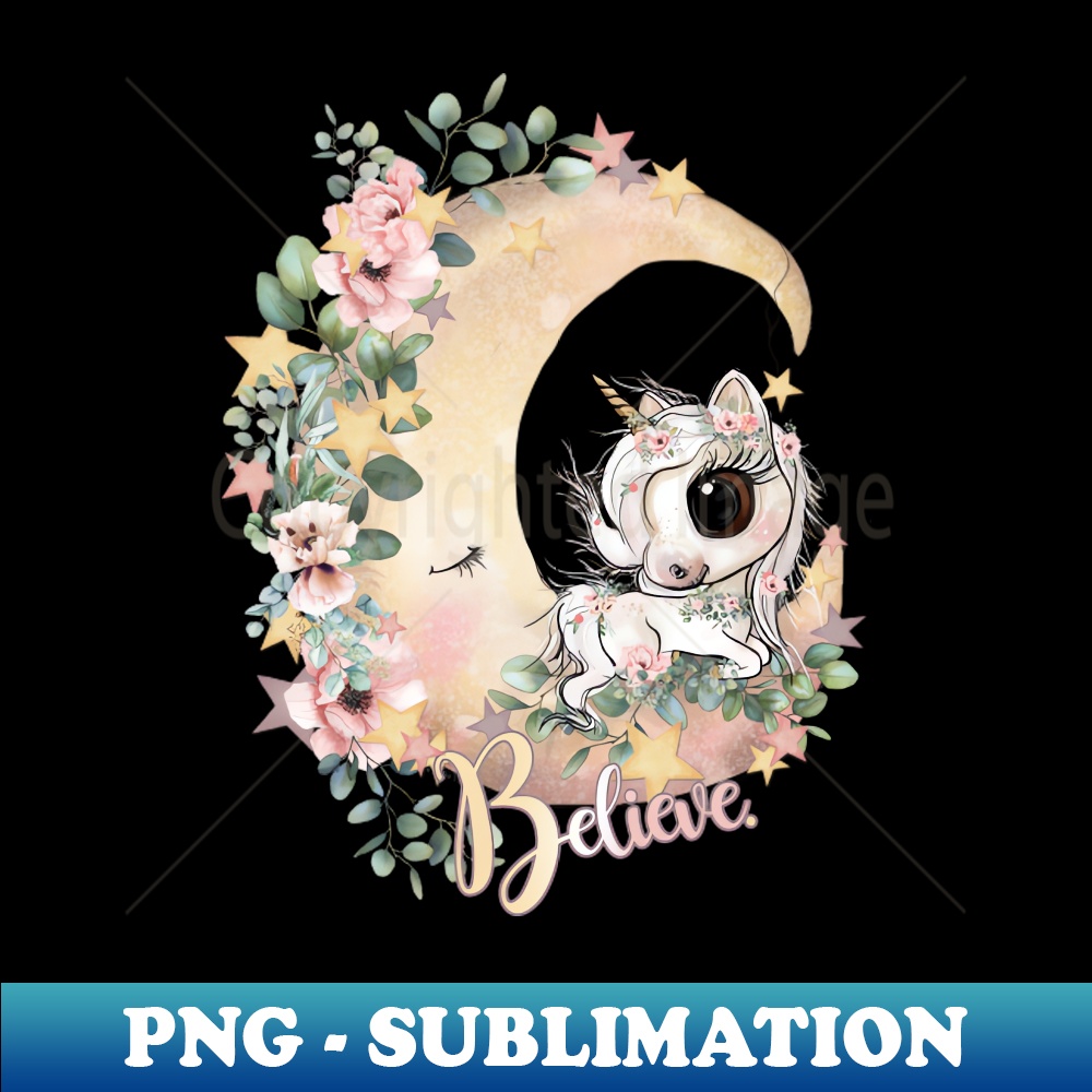 Believe - PNG Transparent Sublimation Design | Inspire Uplift