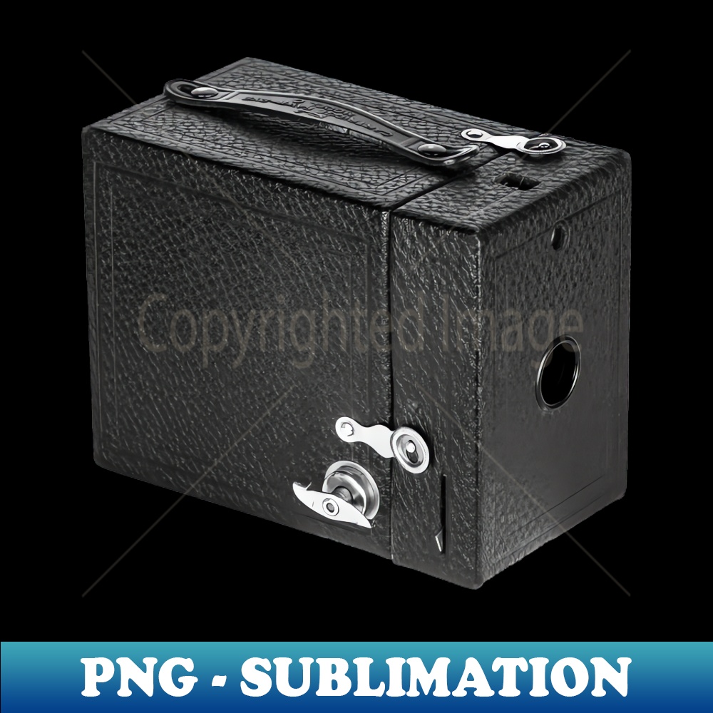 Vintage 1930s Box Camera in Bu0026W - Modern Sublimation PNG | Inspire ...