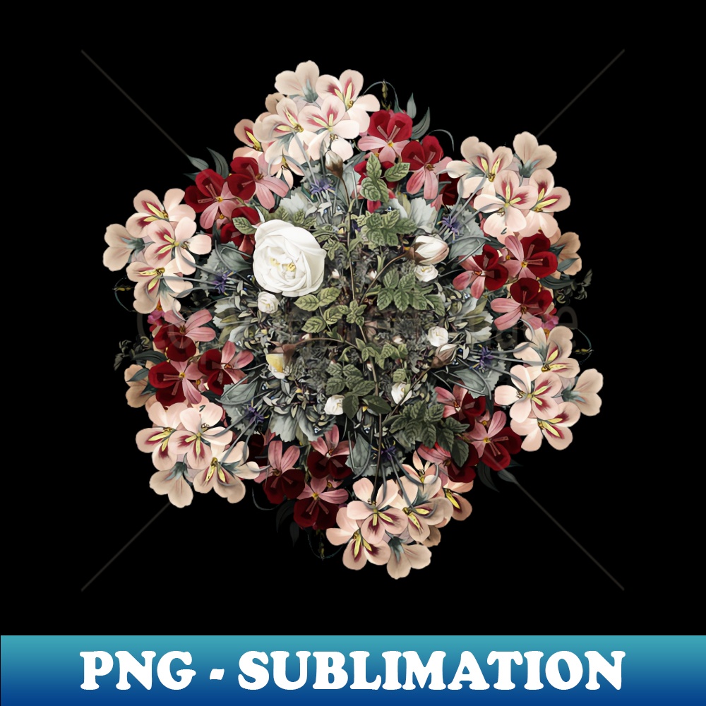 Vintage Silver Flowered Hispid Rose Flower Wreath - Exclusiv | Inspire ...