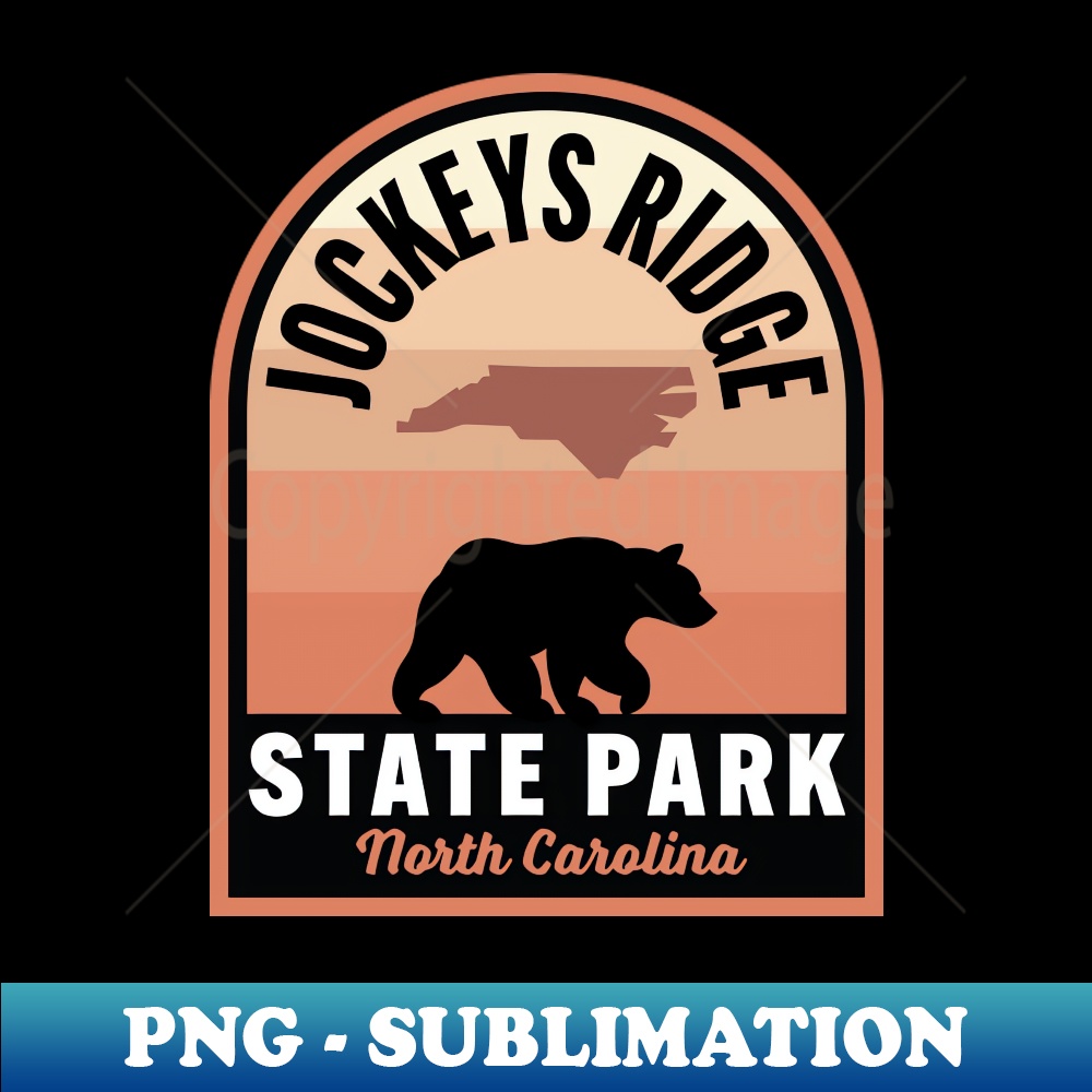 Jockeys Ridge State Park NC Bear - Premium Sublimation Digit | Inspire ...
