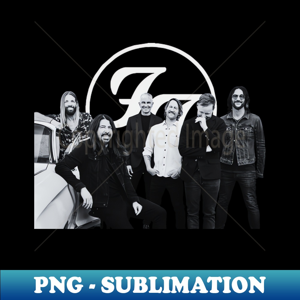Fighters the foo band - PNG Sublimation Digital Download | Inspire Uplift