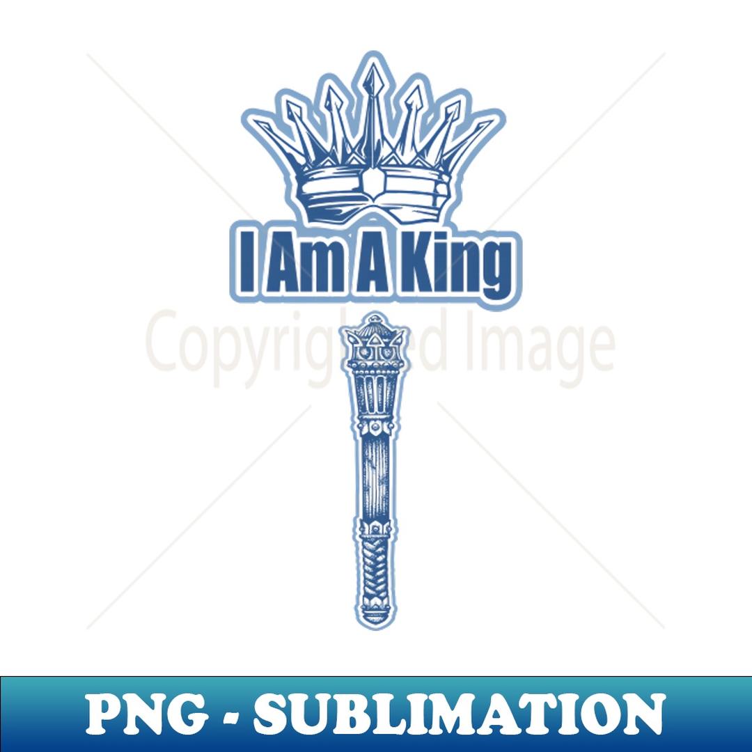 I am King - Decorative Sublimation PNG File | Inspire Uplift