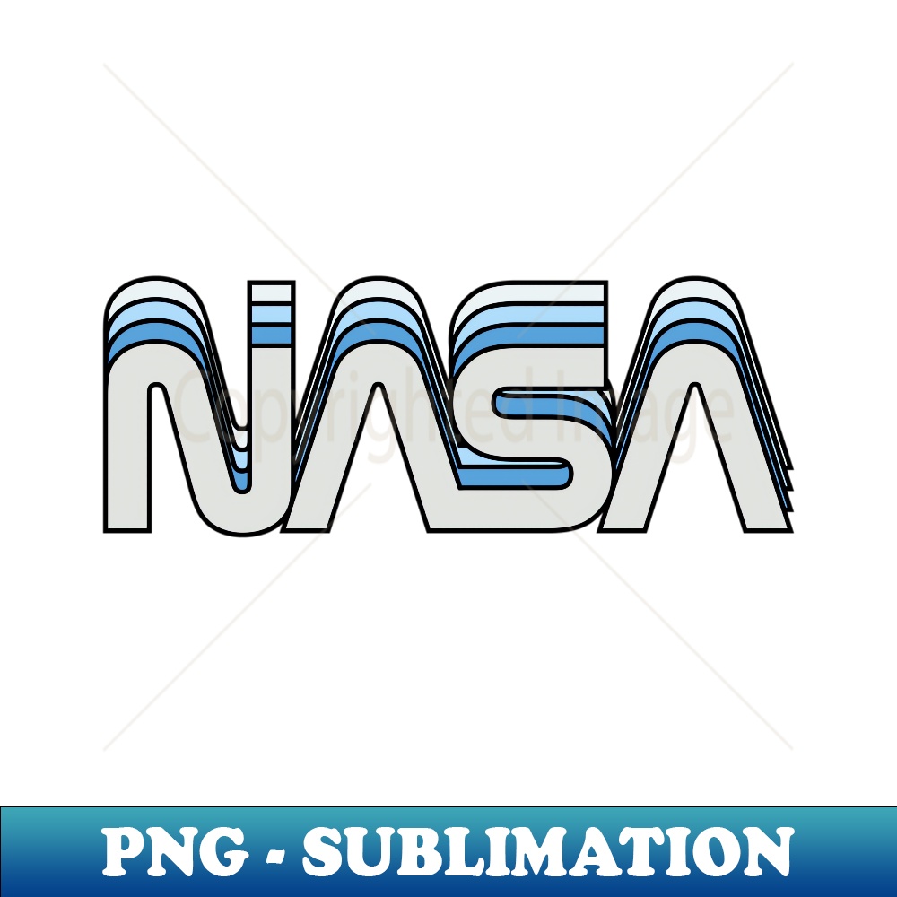80s 90s Vintage Retro NASA Worm Logo Vintage NASA idea - PNG | Inspire ...