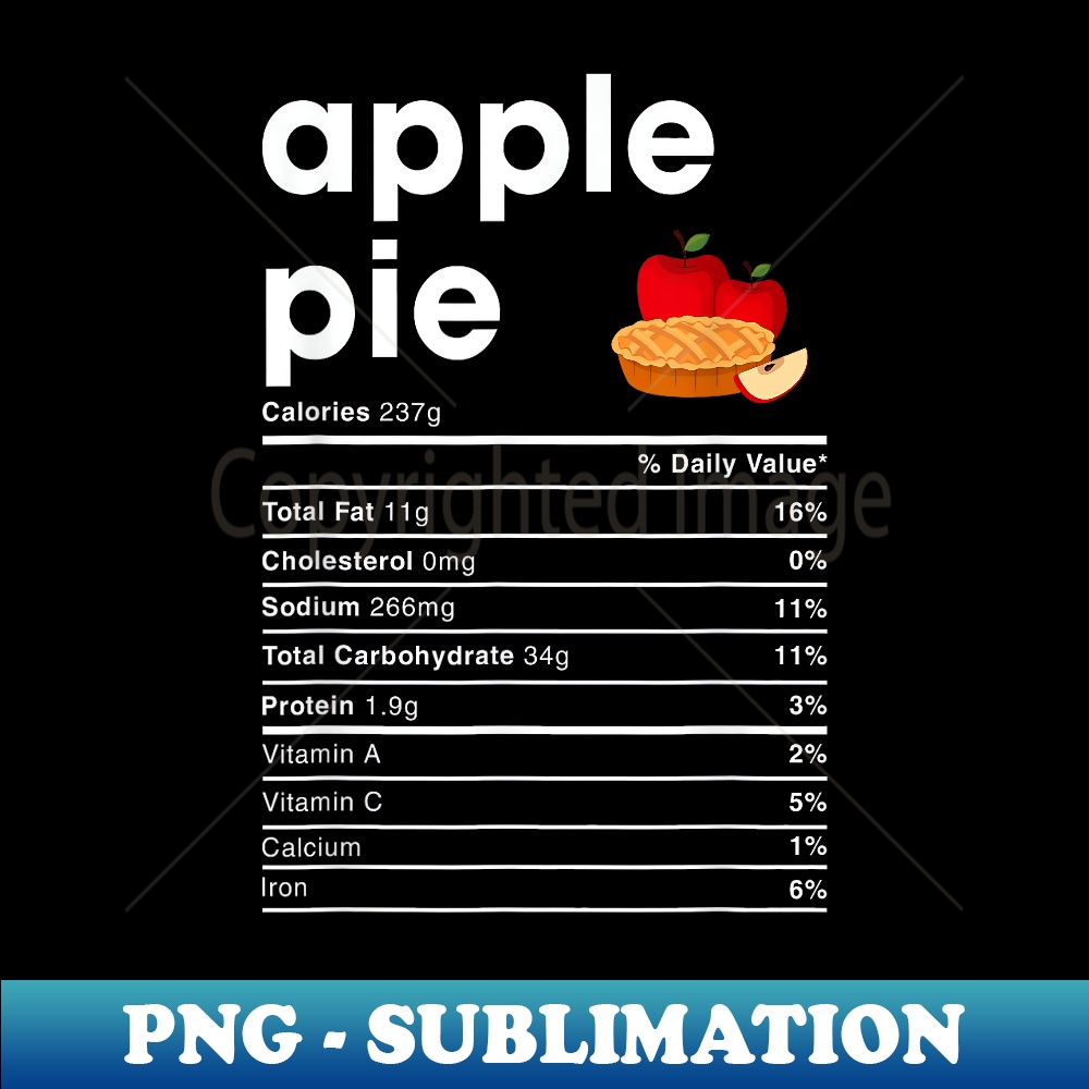 Apple Pie Nutrition Facts - Instant Sublimation Digital Down | Inspire ...