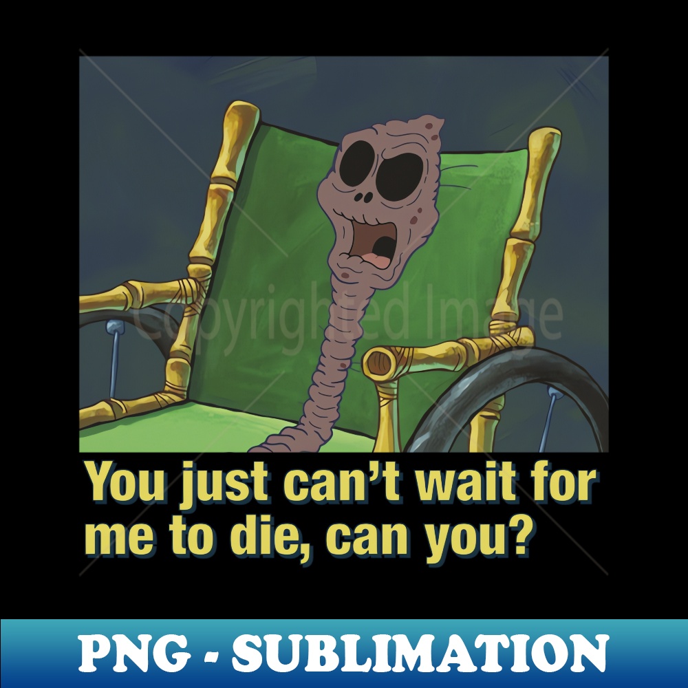 SpongeBob SquarePants Wait to Die Skeleton in Wheelchair - P - Inspire ...