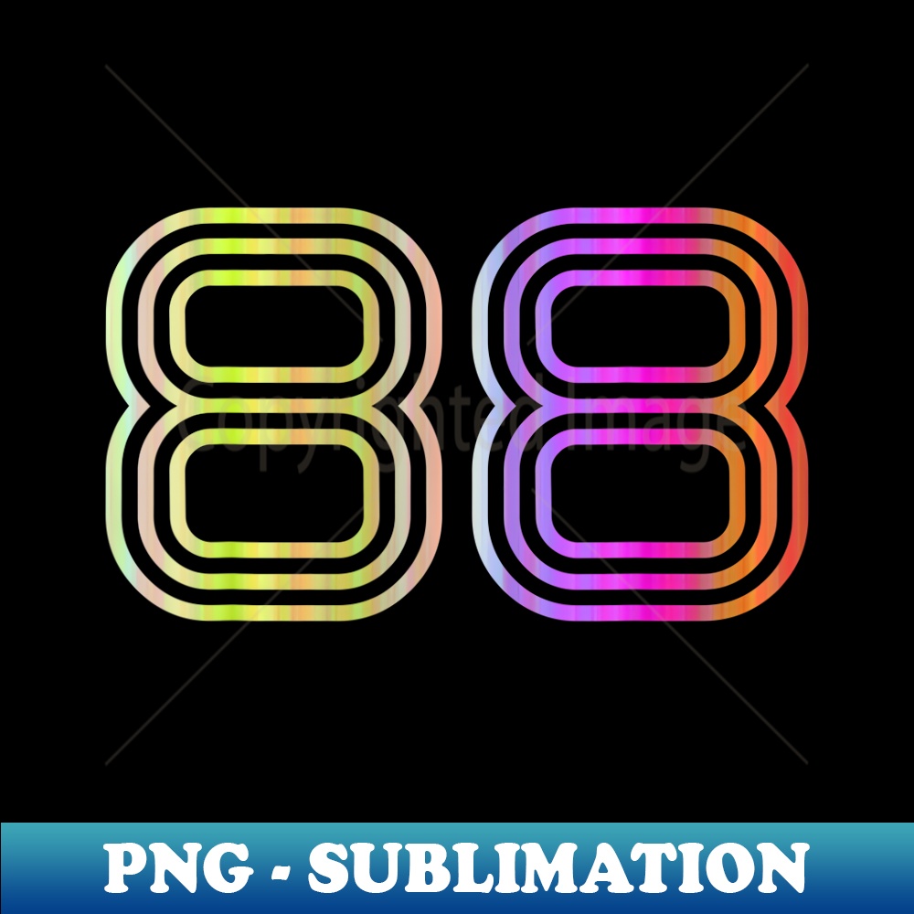 Number - PNG Transparent Sublimation File | Inspire Uplift