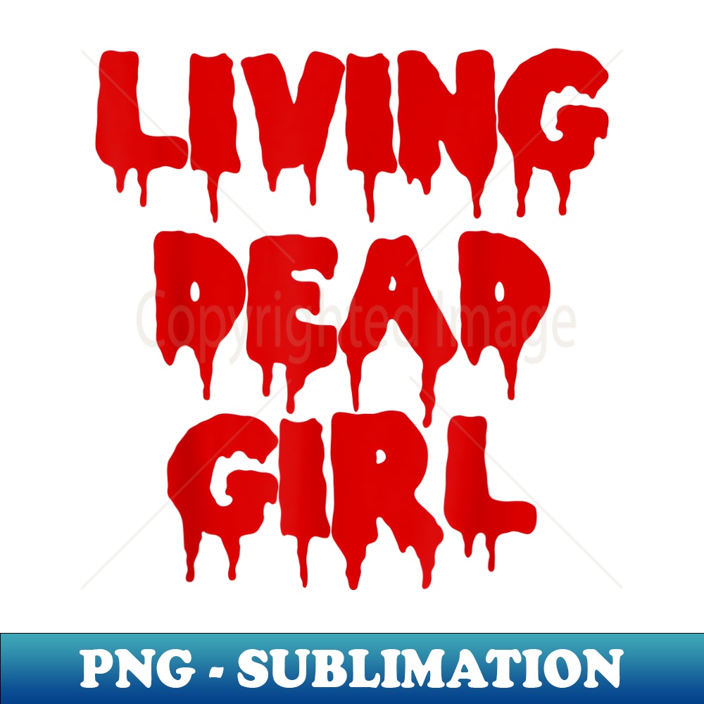 Dripping Blood Halloween Zombie Movie Living Dead Girl - Hig | Inspire ...