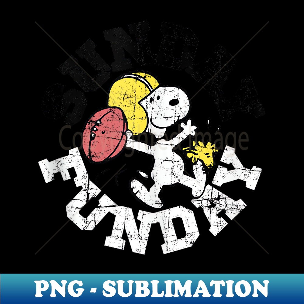 Peanuts Sunday Football Snoopy - Sublimation-Ready PNG File | Inspire ...