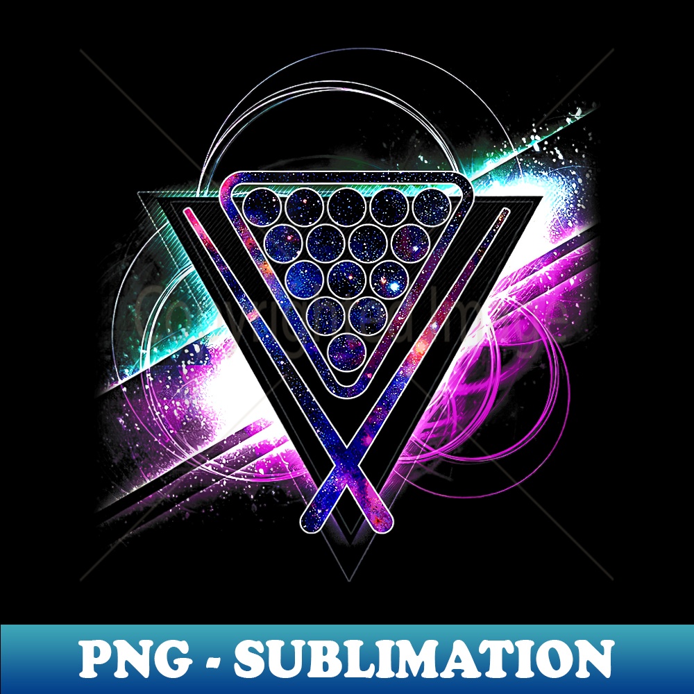 Aesthetic Galaxy Billiards - Aesthetic Sublimation Digital F | Inspire ...