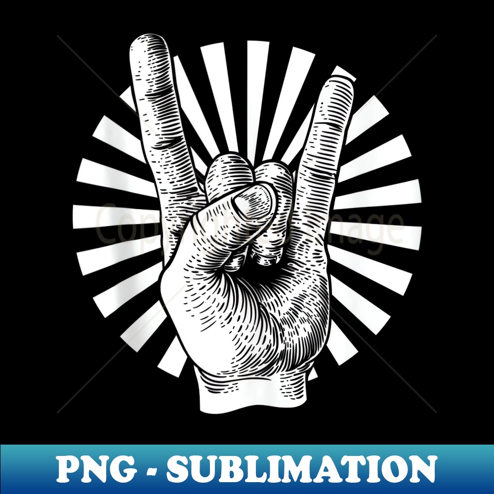 Heavy Metal Rock Music Hand Sign Gesture Design - Exclusive | Inspire ...