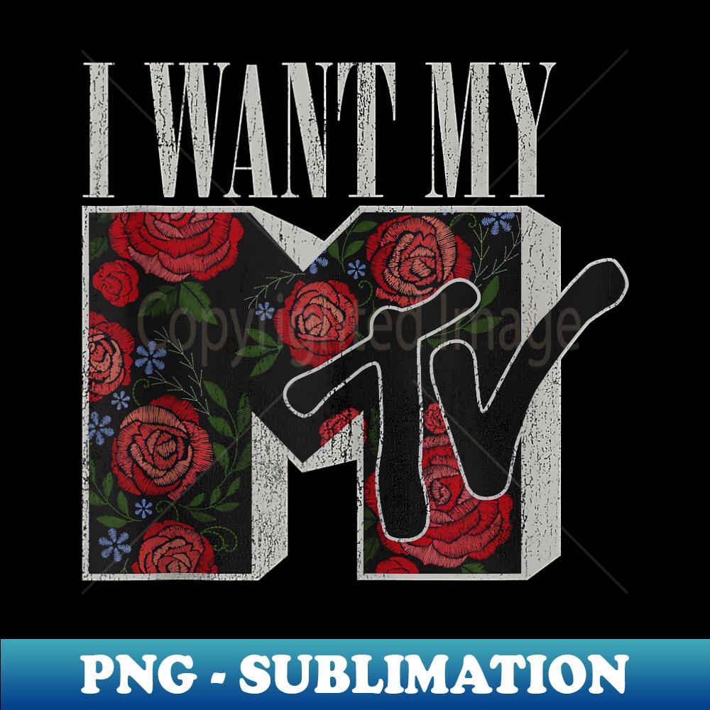 MTV I Want My MTV Floral Box - Premium Sublimation Digital D | Inspire ...
