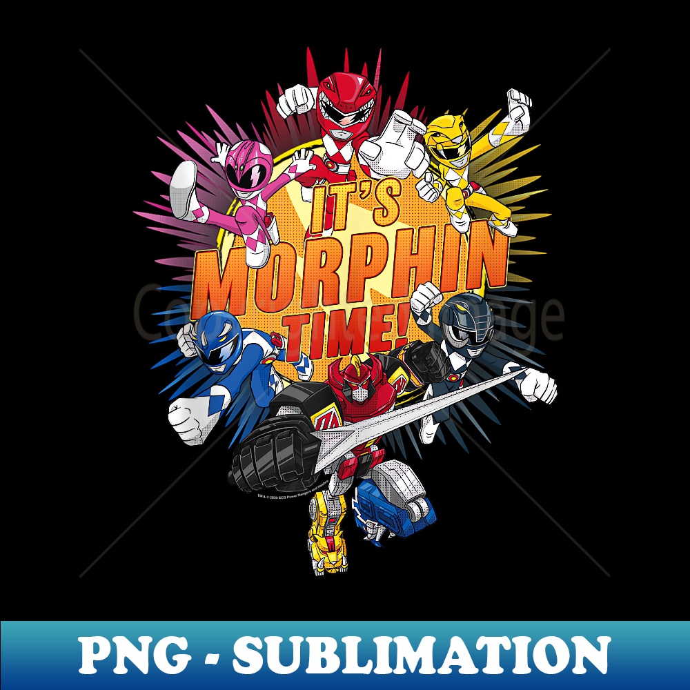 Power Rangers It's Morphin' Time Comic Megazord Group Shot - | Inspire Uplift