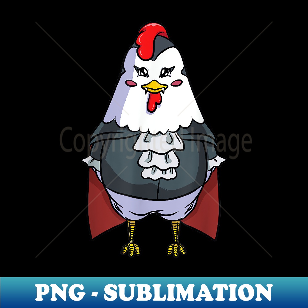 Chicken Vampire Costume for Halloween Chickens - Sublimation | Inspire ...