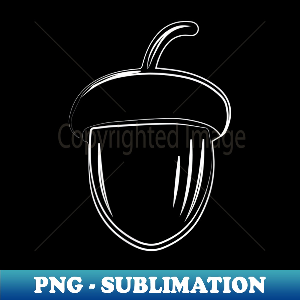 Acorn Nut Fall Autumn - Elegant Sublimation PNG Download | Inspire Uplift