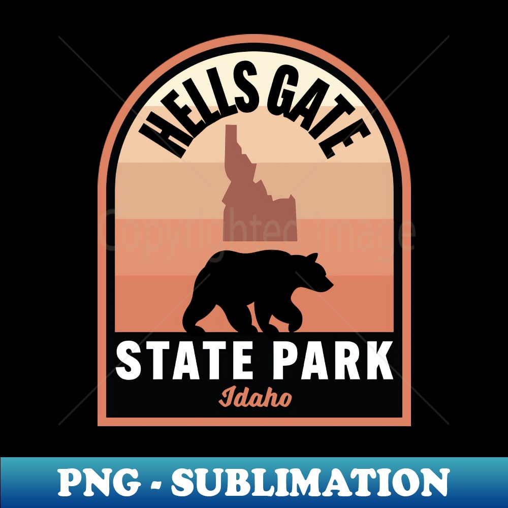 Hells Gate State Park ID Bear - PNG Transparent Digital Down | Inspire ...
