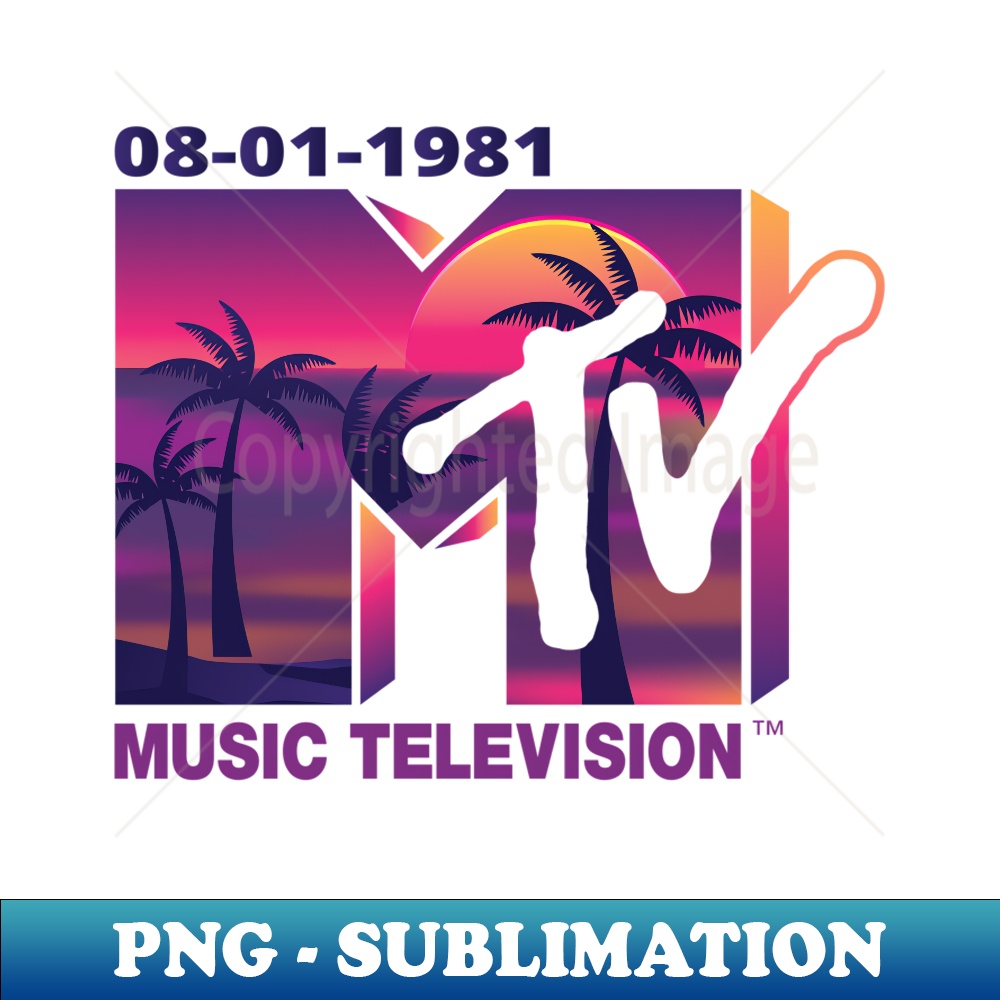 Mademark x MTV - The official 1981 MTV Logo with purple Palm | Inspire ...