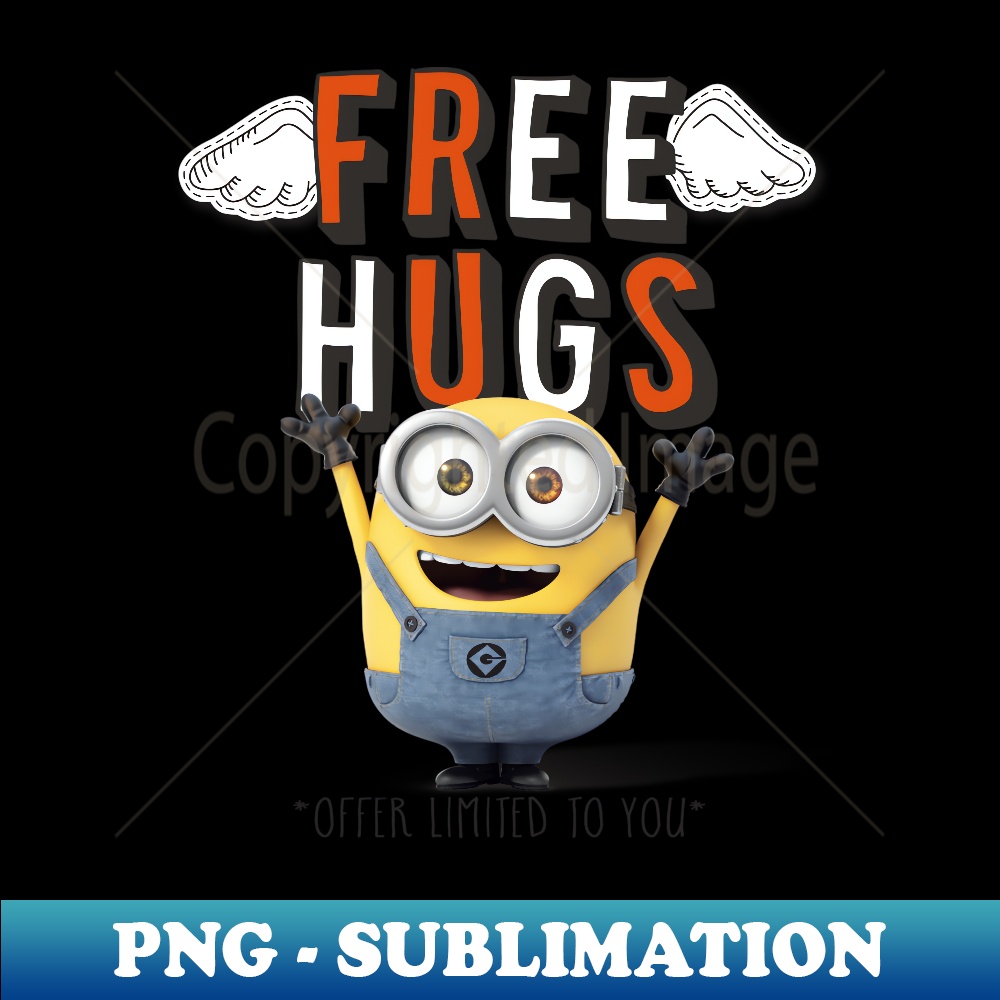Despicable Me Minions Free Hugs - Elegant Sublimation PNG Do | Inspire ...