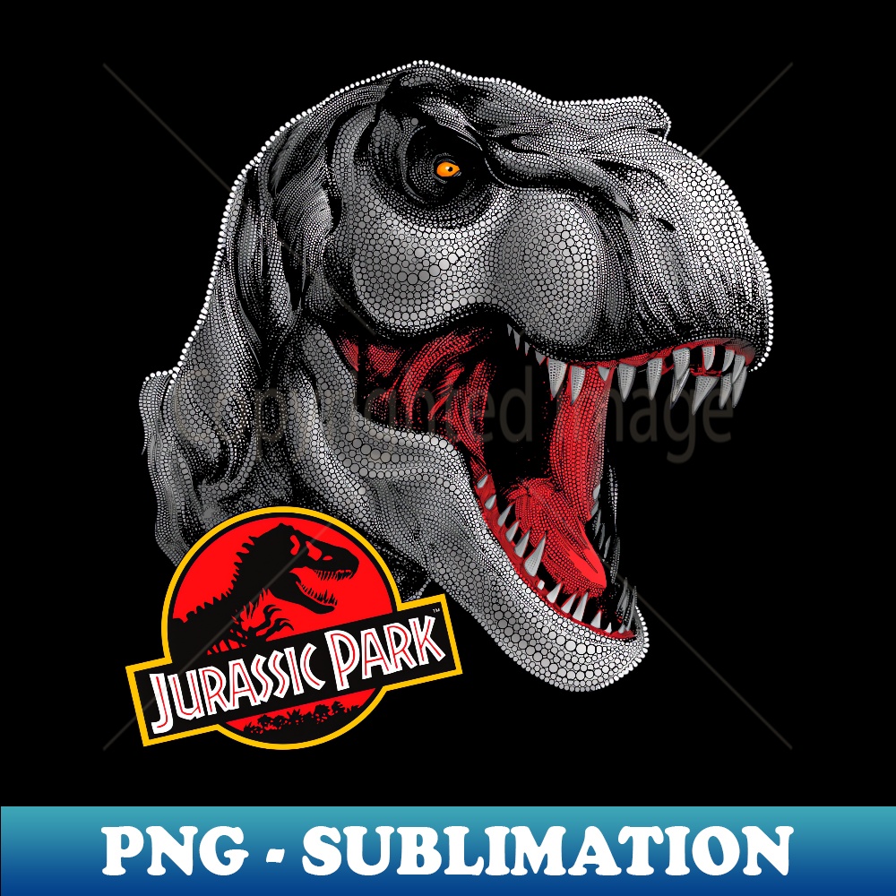 Jurassic Park Rex Circle Art Fill - Decorative Sublimation P | Inspire ...