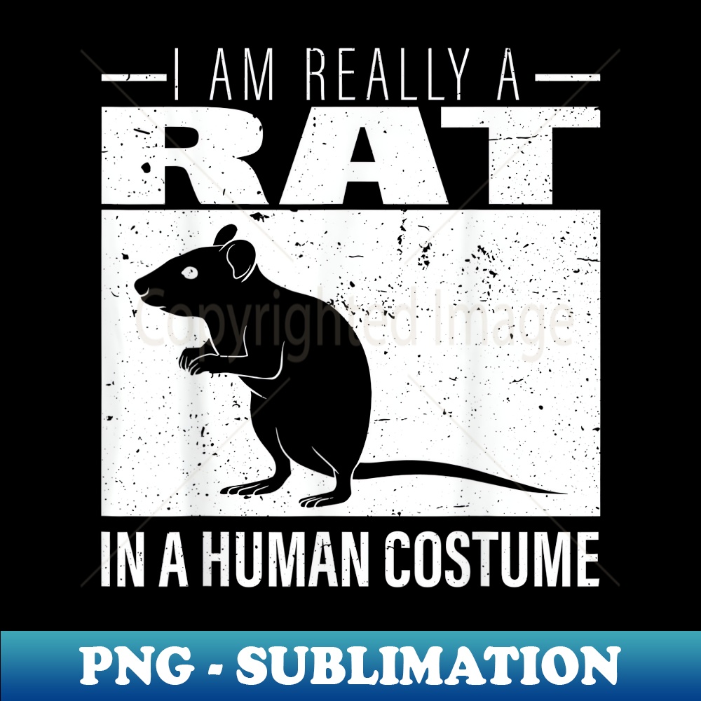 I am Really a Rat in a Human Costume Halloween - Vintage Sub | Inspire ...