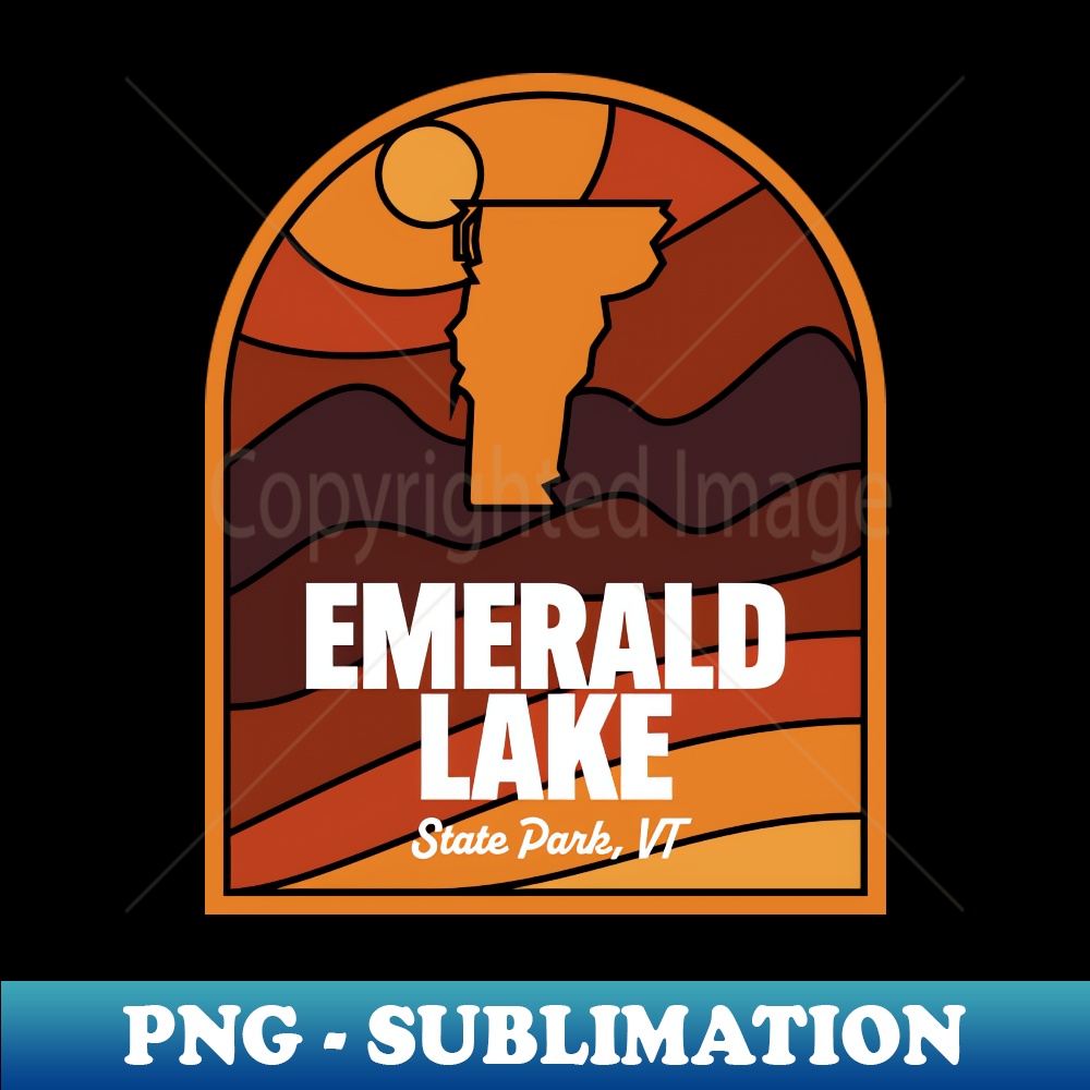 Emerald Lake State Park Vermont - Aesthetic Sublimation Digi | Inspire ...