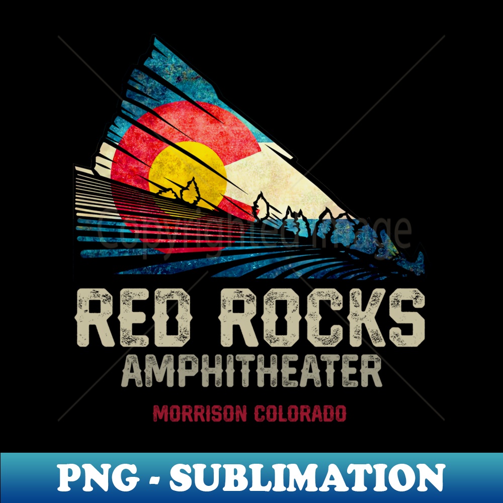 Red Rocks Amphitheater - Colorado C - State Flag | Inspire Uplift
