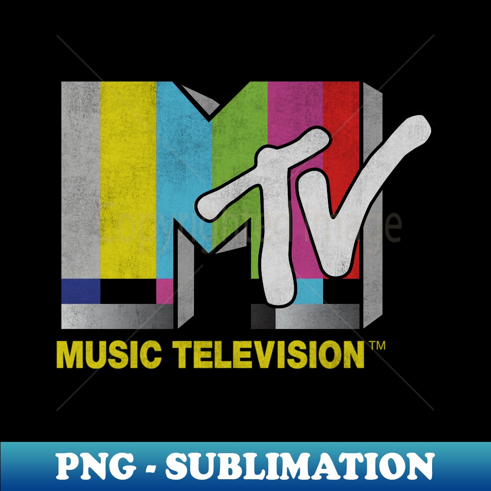 MTV Old School TV Screen Logo - Exclusive Sublimation Digita - Inspire ...