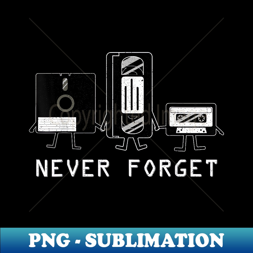 Never forget Cassette tape - VCR Tape - Vintage | Inspire Uplift
