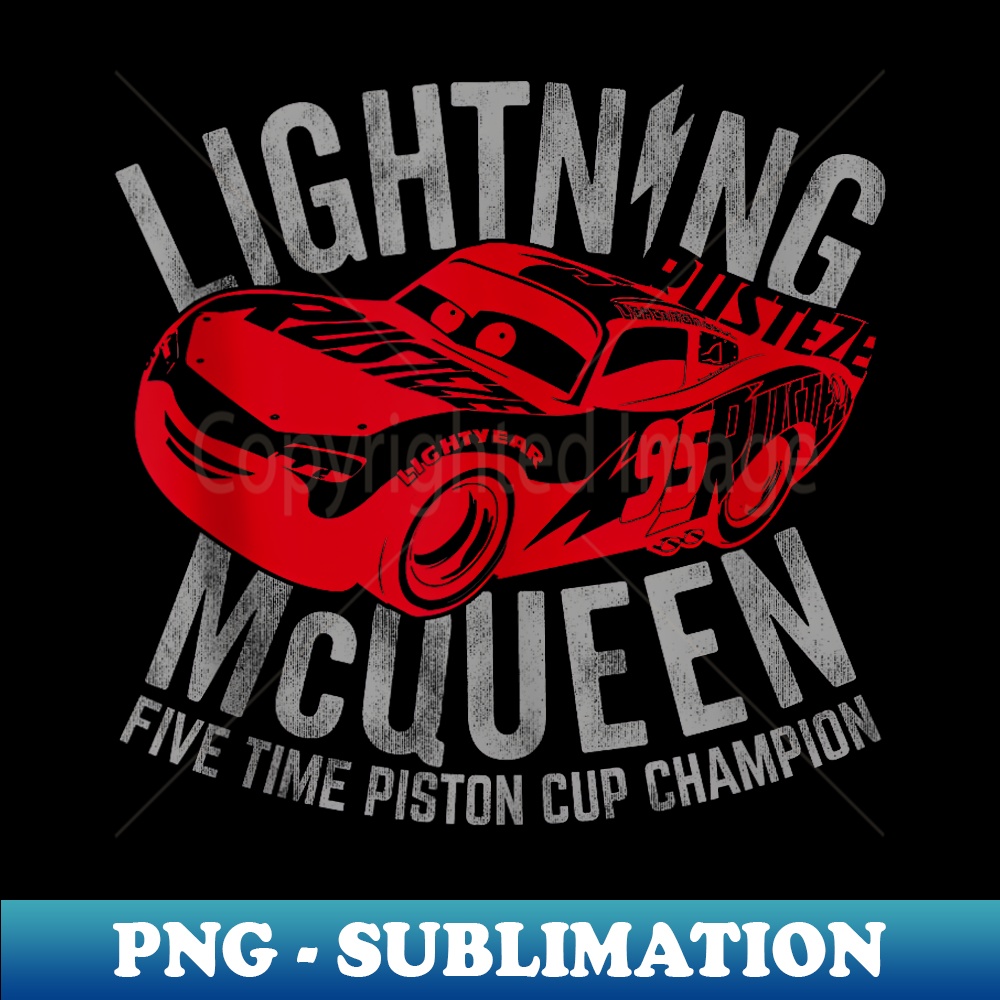 Disney Pixar Cars Lightning McQueen Five Time Champion - Hig | Inspire ...
