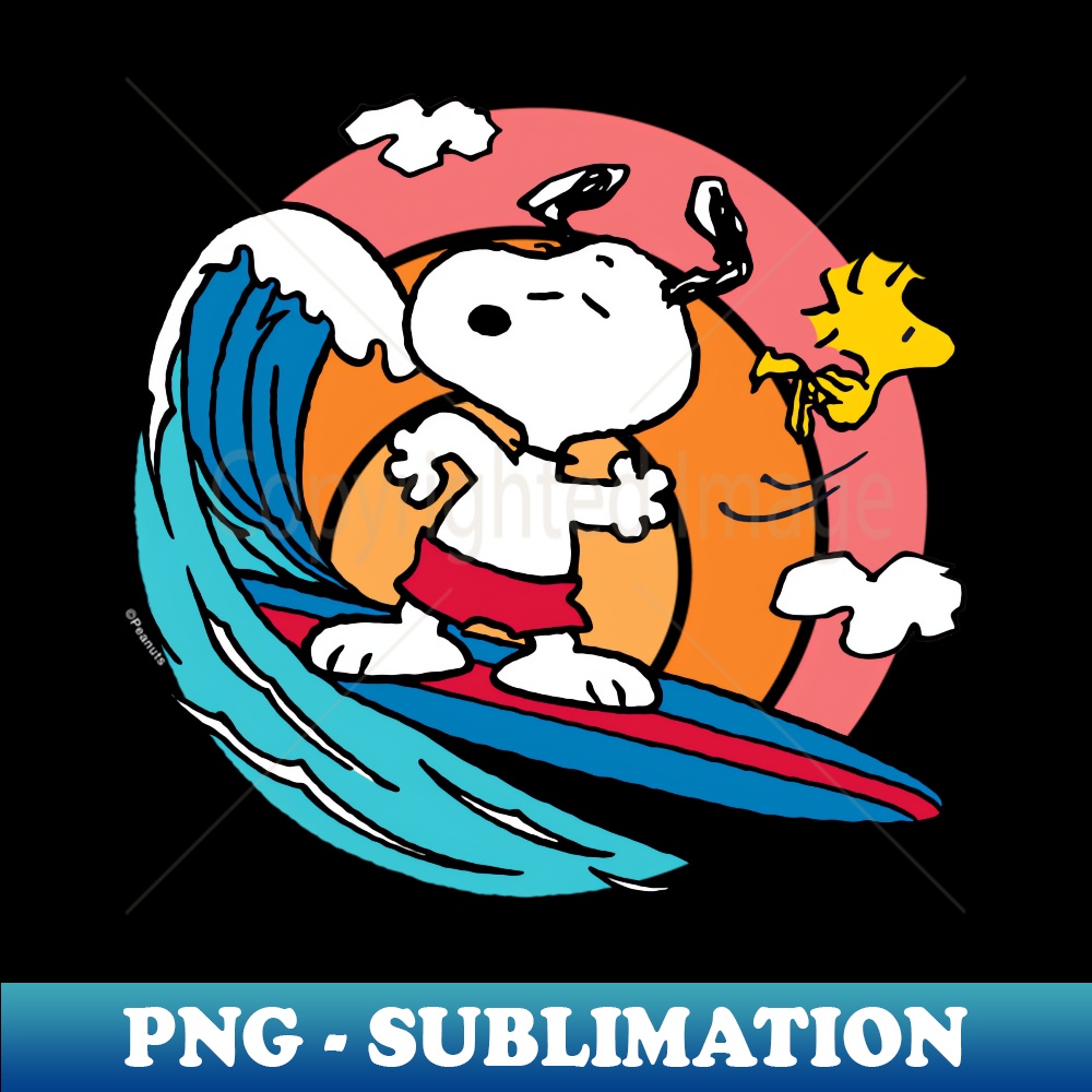 Peanuts - Snoopy Woodstock Surf | Inspire Uplift