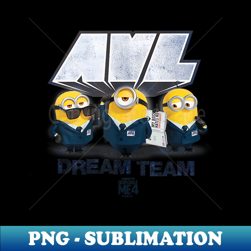 Minions Despicable Me 4 AVL Dream Team - Creative Sublimatio | Inspire ...