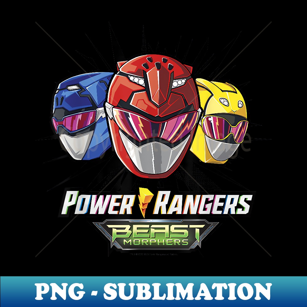 Power Rangers Group Shot Beast Morphers Helmets - Premium PN | Inspire ...