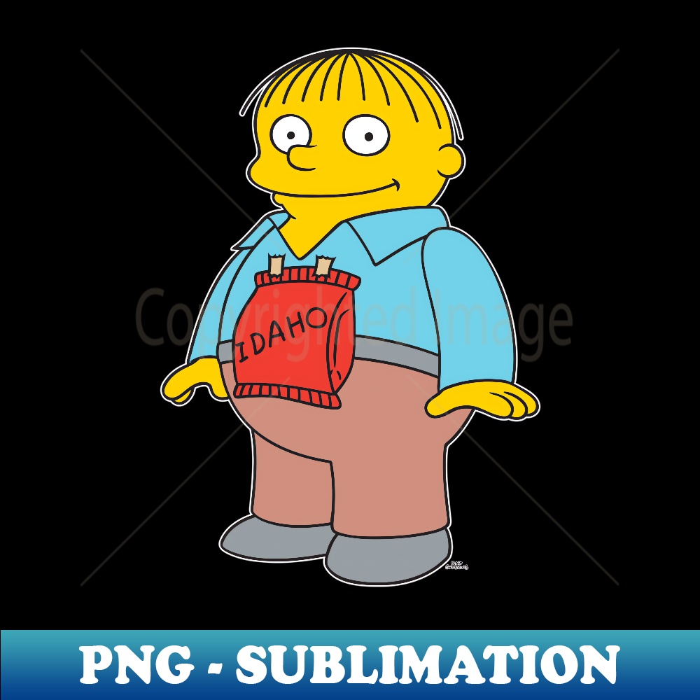 The Simpsons Ralph Wiggum Idaho - Premium Sublimation Digita | Inspire ...