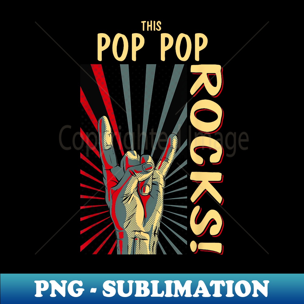 This Pop Pop Rocks Vintage Retro Concert 70s 80s T - Profess | Inspire ...