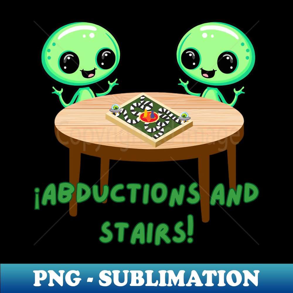 Abductions and stairs Alien Board Game. - Decorative Sublima | Inspire ...