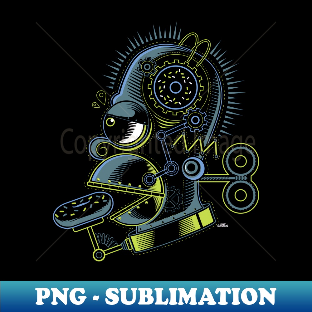 The Simpsons Homer Simpson Robot - PNG Transparent Sublimati | Inspire ...