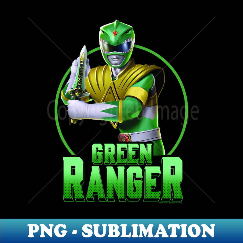 Power Rangers Green Ranger Karate Action Circle Portrait - P | Inspire ...