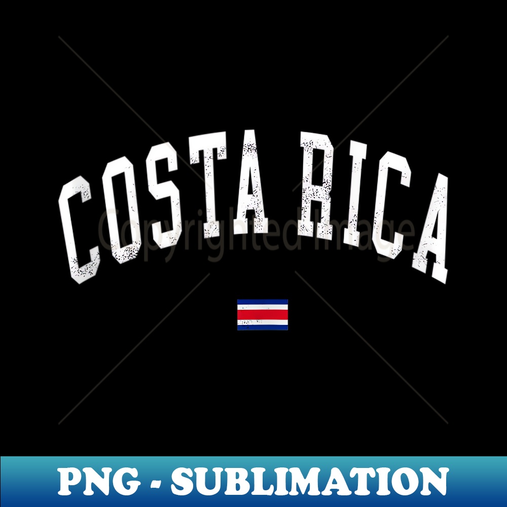 Retro Vintage Costa Rica National Flag Distressed Souvenir - | Inspire ...