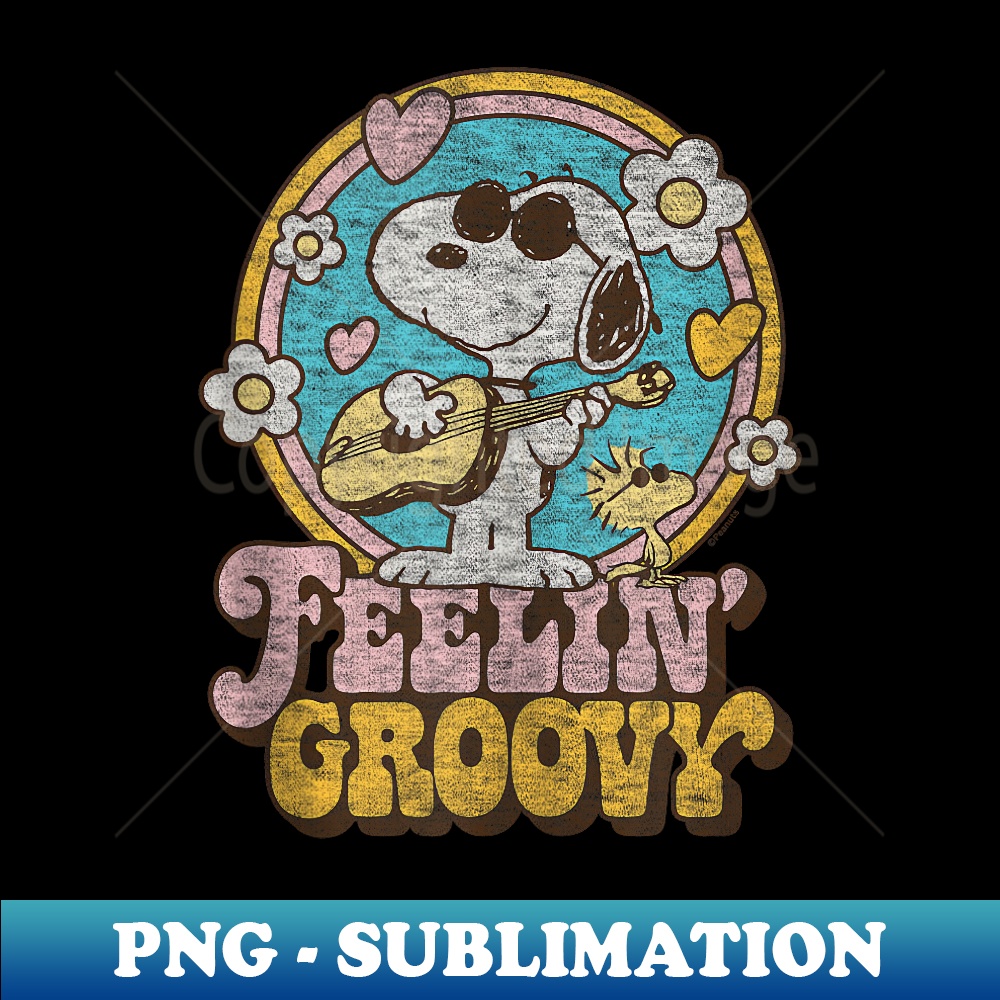 Peanuts - Feelin' Groovy Snoopy and Woodstock | Inspire Uplift