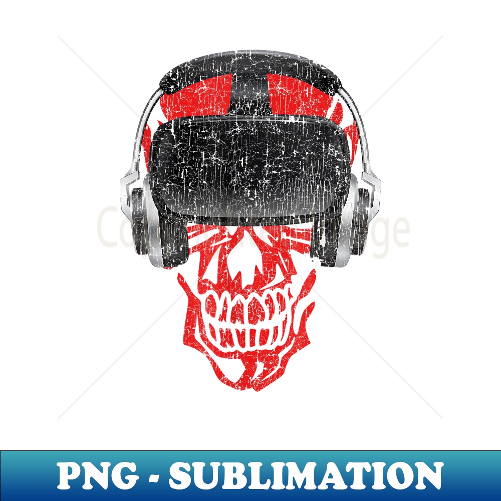 VR Gamer Headset Video Game Skull- Virtual Reality Metaverse | Inspire ...