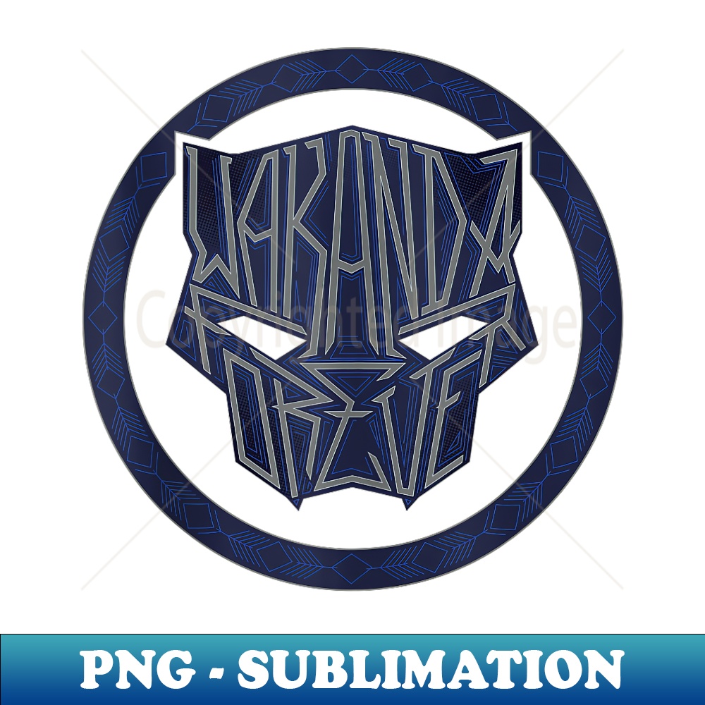 Marvel Black Panther Wakanda Forever Panther Mask Icon - PNG | Inspire ...