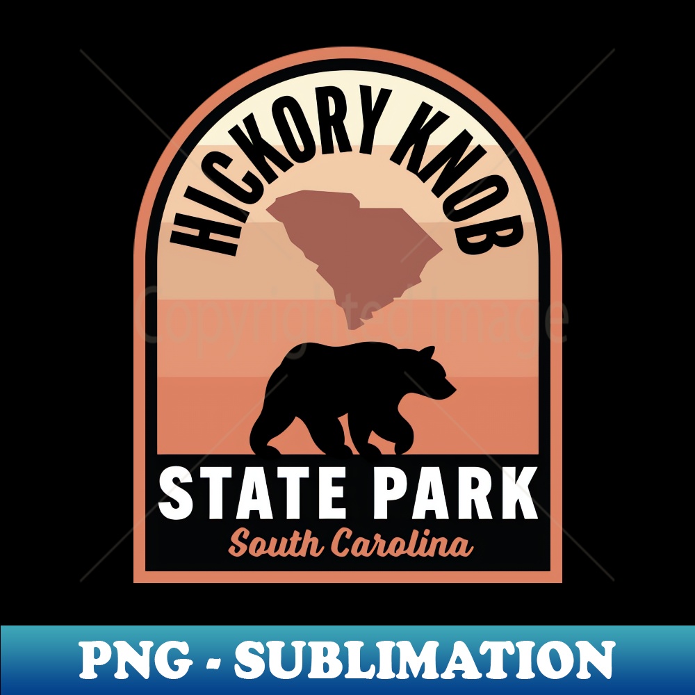 Hickory Knob State Park SC Bear - PNG Sublimation Digital Do | Inspire ...