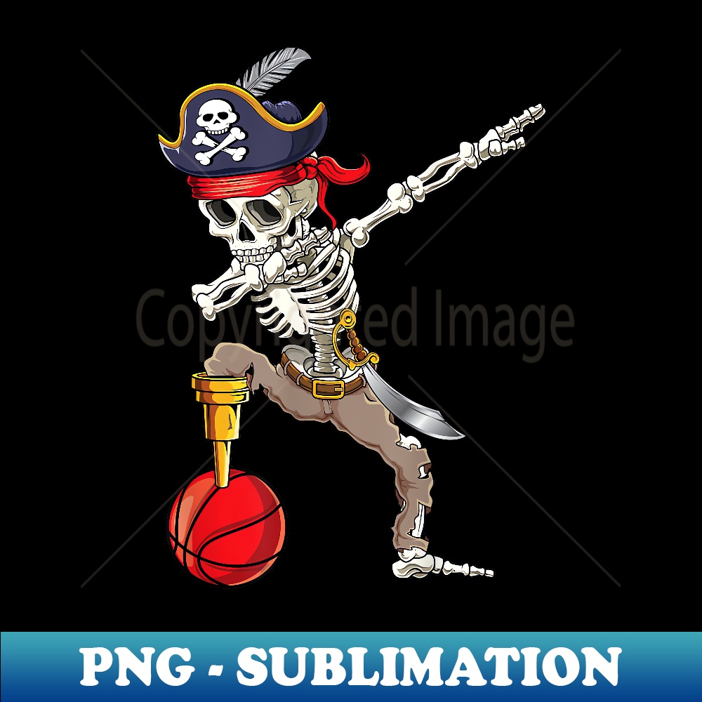 Dab Skeleton Dabbing Skeleton Pirate Basketball - Exclusive | Inspire ...
