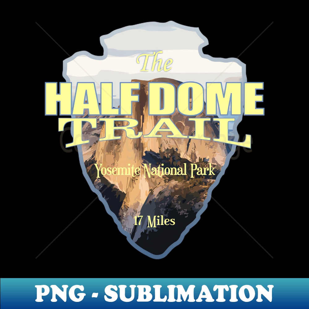 Half Dome (arrowhead) - PNG Transparent Sublimation File | Inspire Uplift