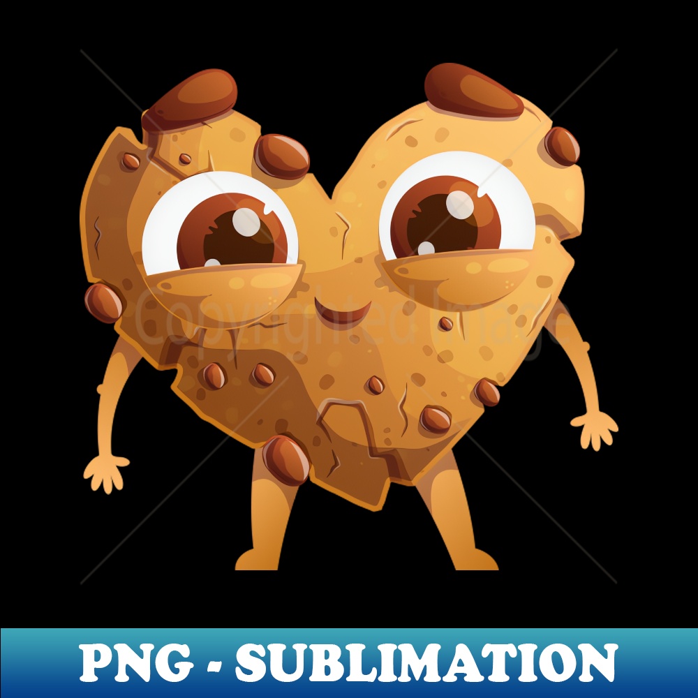 Happy character cute traditional chocolate chip cookies - Si | Inspire ...